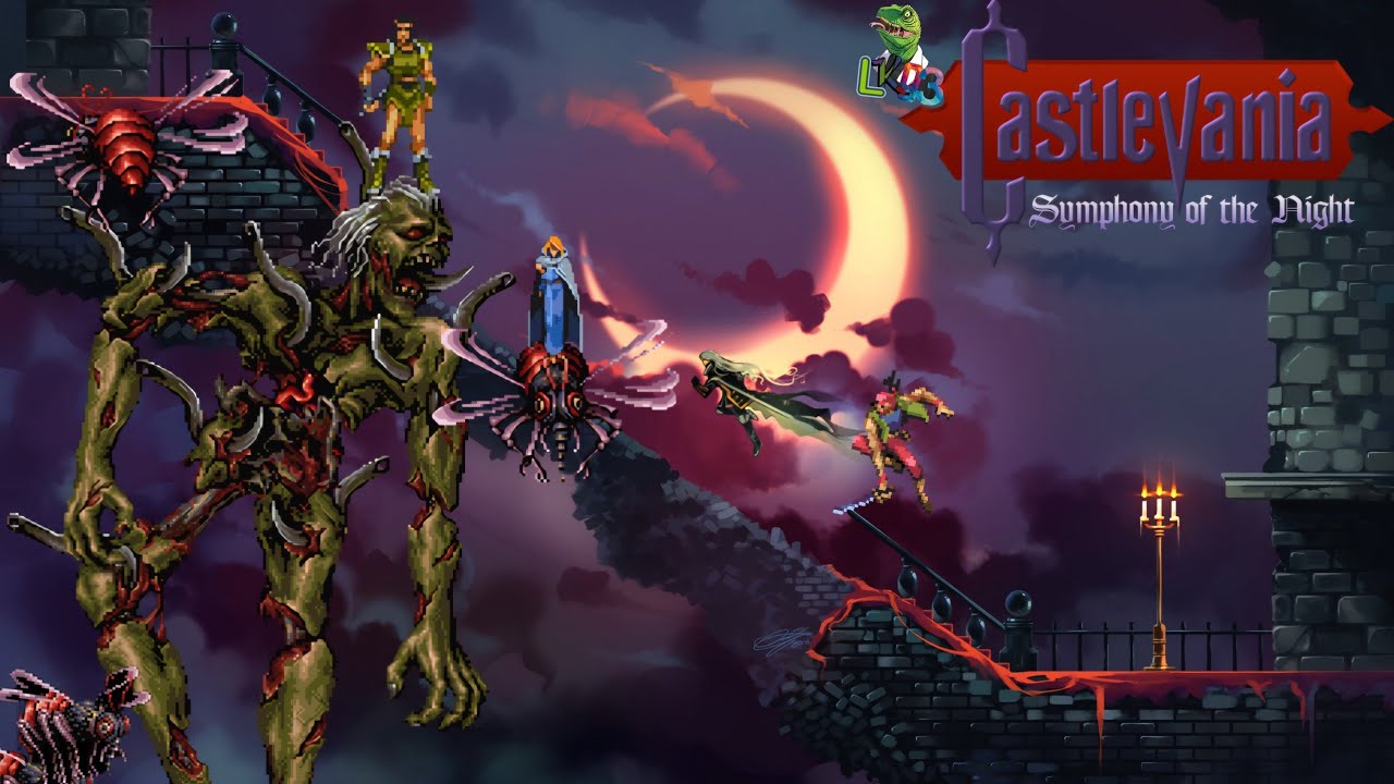 Castlevania: Symphony Of The Night | Boss Fight GRANT, SYPHA, TREVOR ...