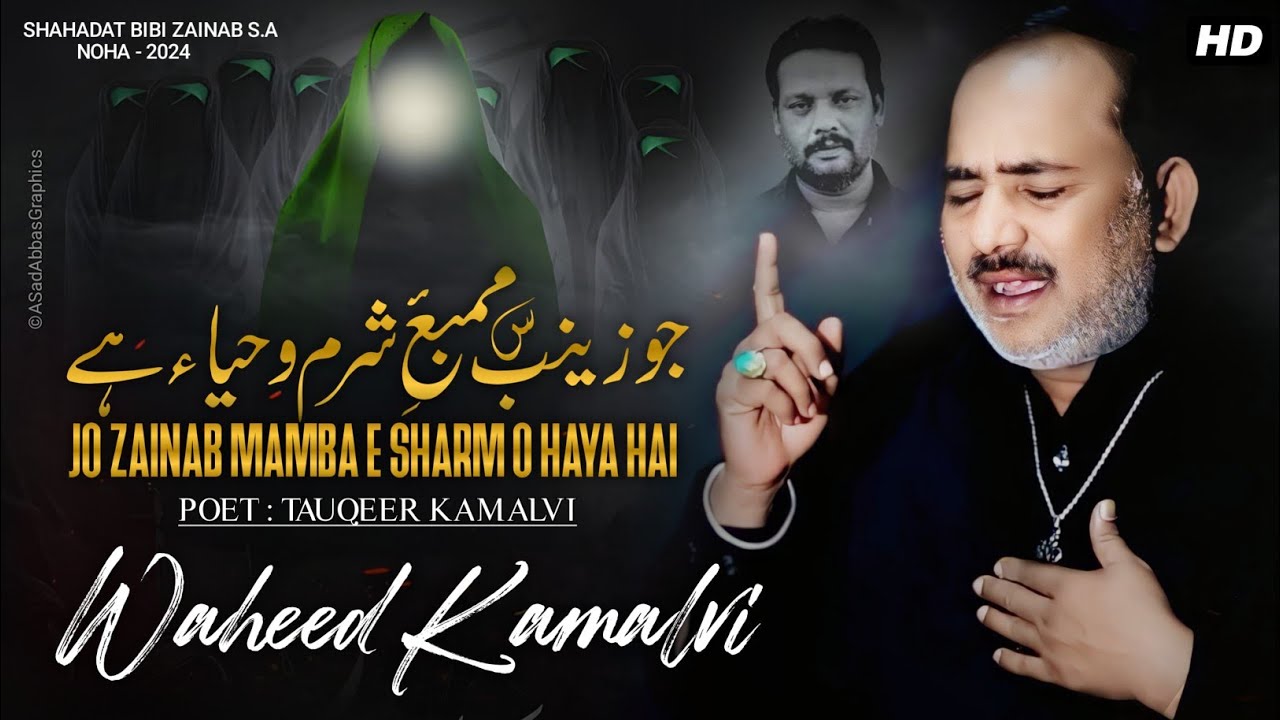 JO ZAINAB(SA) MAMBA E SHARAM O HAYA HAI | Noha Bibi ZAINAB(SA) 2024 ...