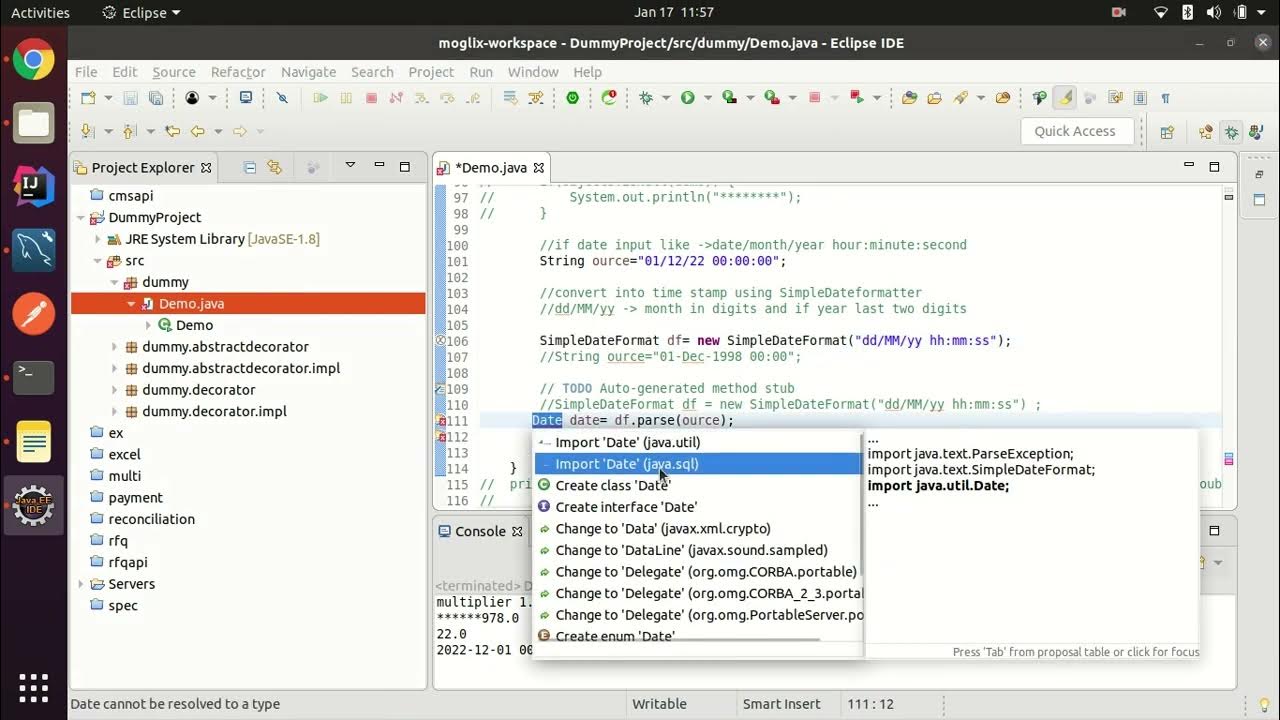 Simple-Date-Format #JPA #TimeStamp - YouTube