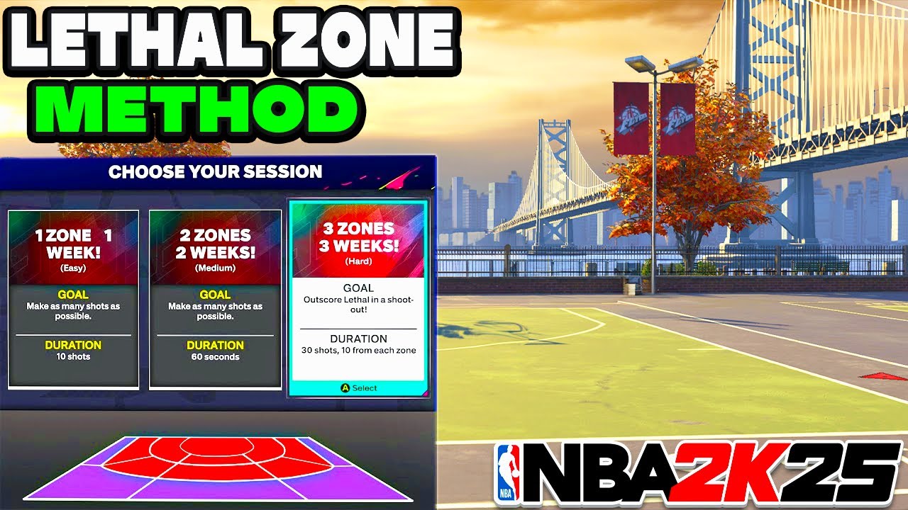How To Get Hot Zones & Lethal Zones In NBA 2K25! Shooting Tips - YouTube
