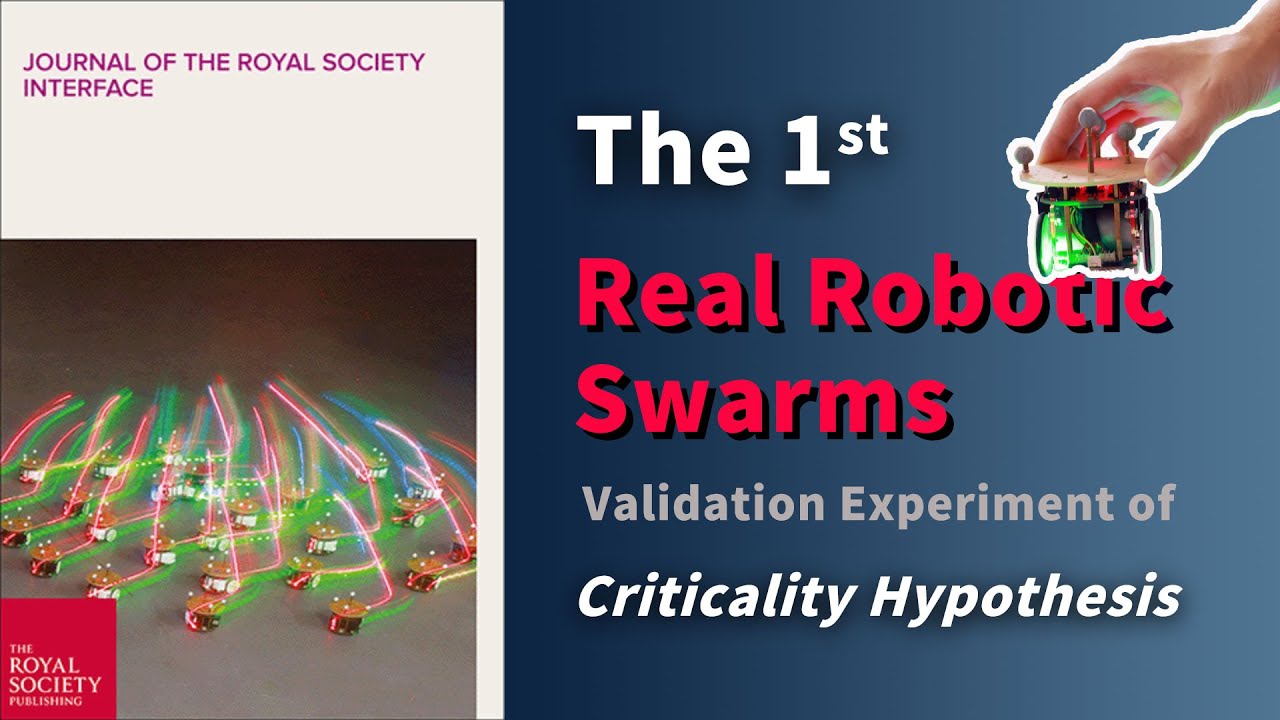 Cover article: 1st validation experiment of criticality hypothesis based on real swarm-robotic ...