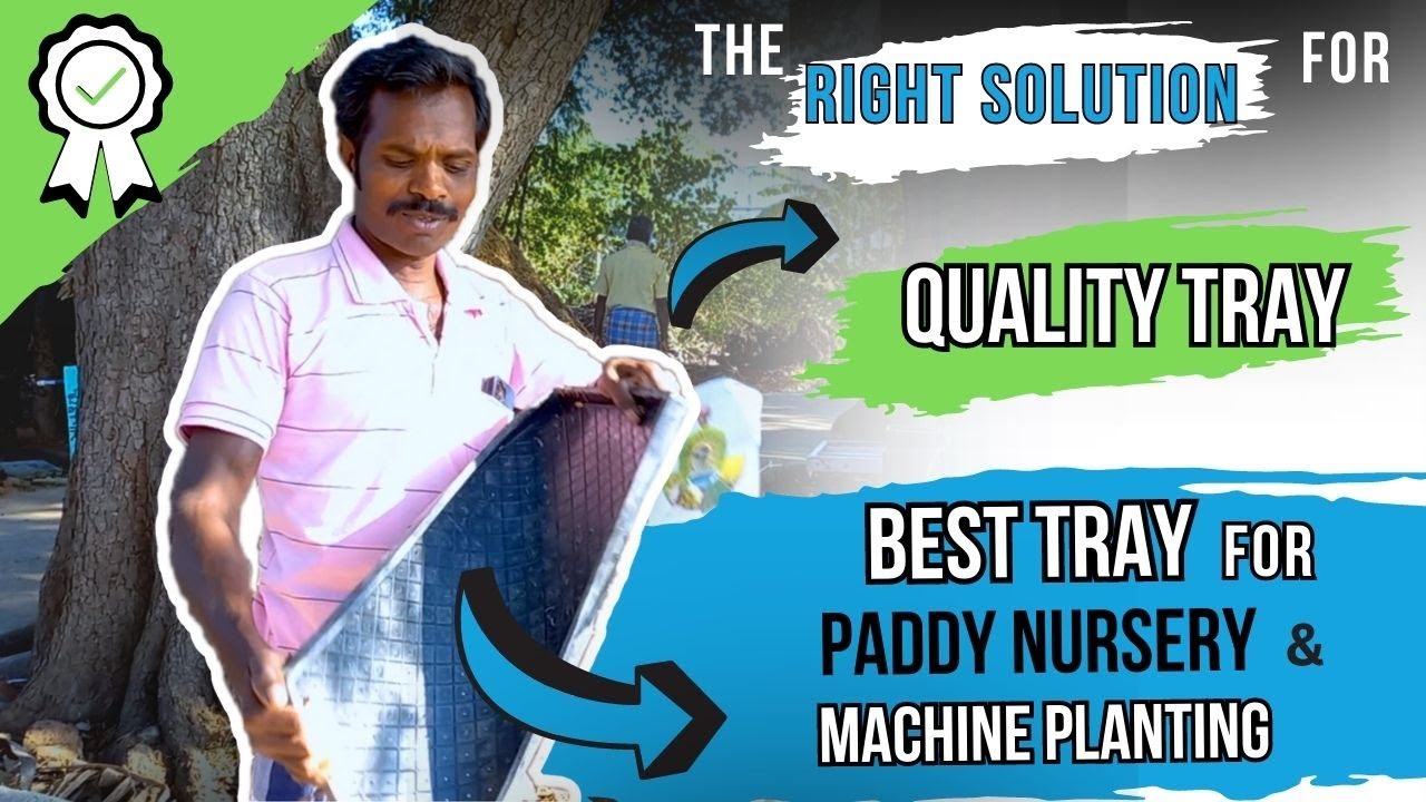 Discover the real paddy nursery pro tray! Must Watch ! - YouTube