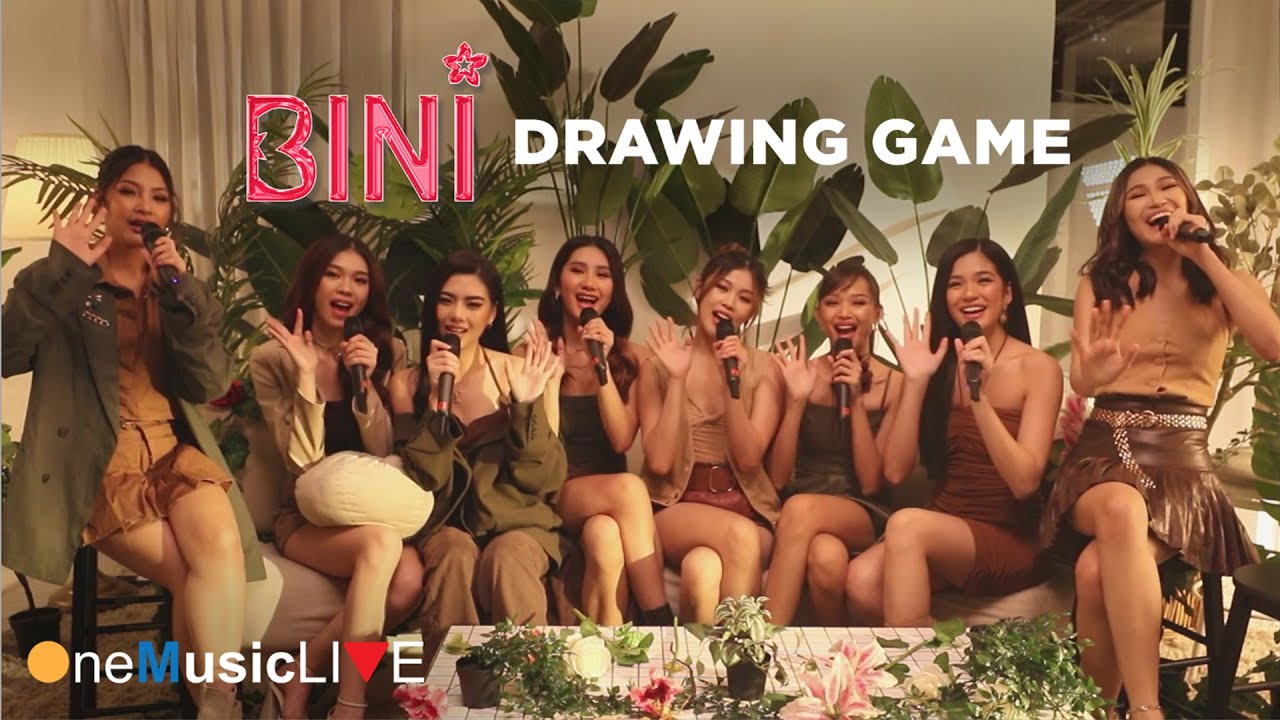 BINI Drawing Relay Challenge - YouTube