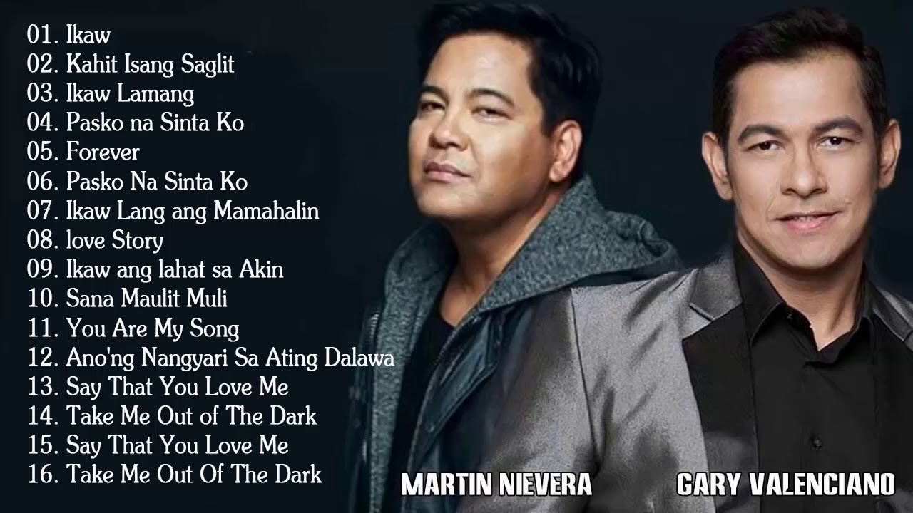 Martin Nievera, Gary Valenciano Greatest Hits 2020 - Opm Tagalog Love ...