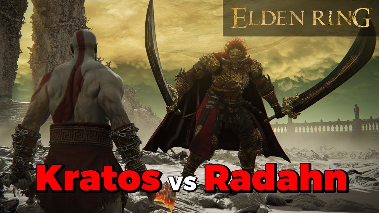 Kratos Vs Radahn - Short Edition - YouTube
