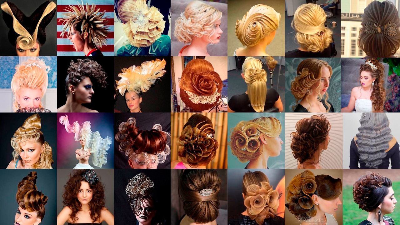 Top 30 Amazing beautiful hairstyles compilation by fshairdo #2 - YouTube