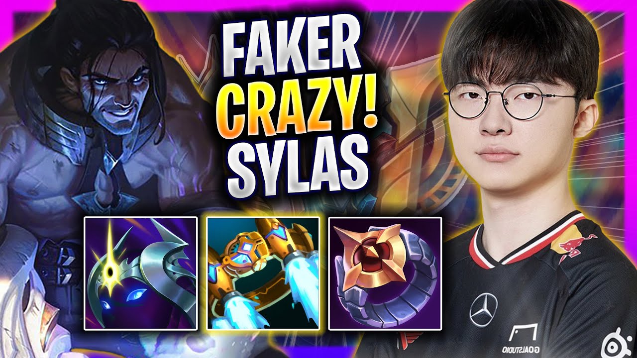 FAKER IS SO CRAZY WITH SYLAS! - T1 Faker Plays Sylas MID vs Viktor ...