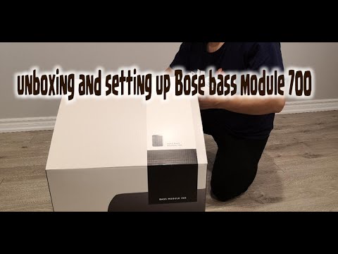 Unboxing and setting up Bose bass module 700 - YouTube