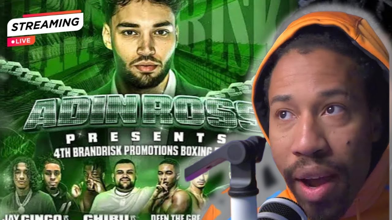 🚨 KICK BRANDRISK BOXING W/ ADIN ROSS | N3ON - ROLLING LOUD WATCH PARTY ...