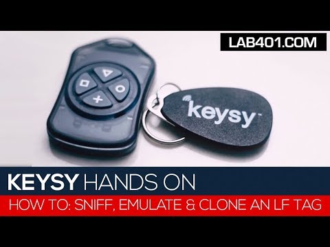 KEYSY - How to sniff, emulate and clone an LF Tag - YouTube