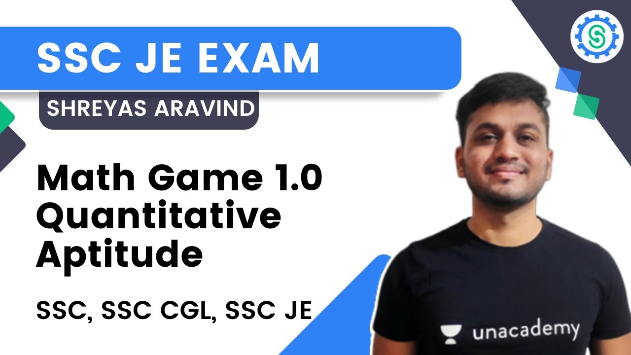 Math Game 1.0 | Quantitative Aptitude for SSC, SSC CGL, SSC JE | 1 ...