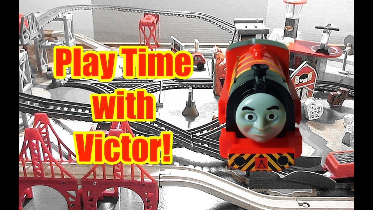 Thomas the Train Toy Fun with Victor - YouTube