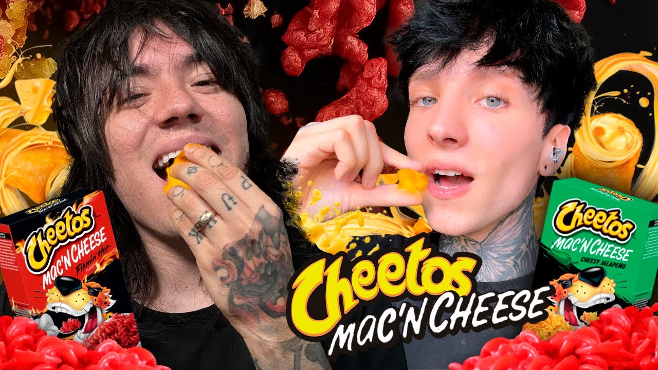 COMIENDO LOS MAC'N CHEESE DE CHEETOS - YouTube
