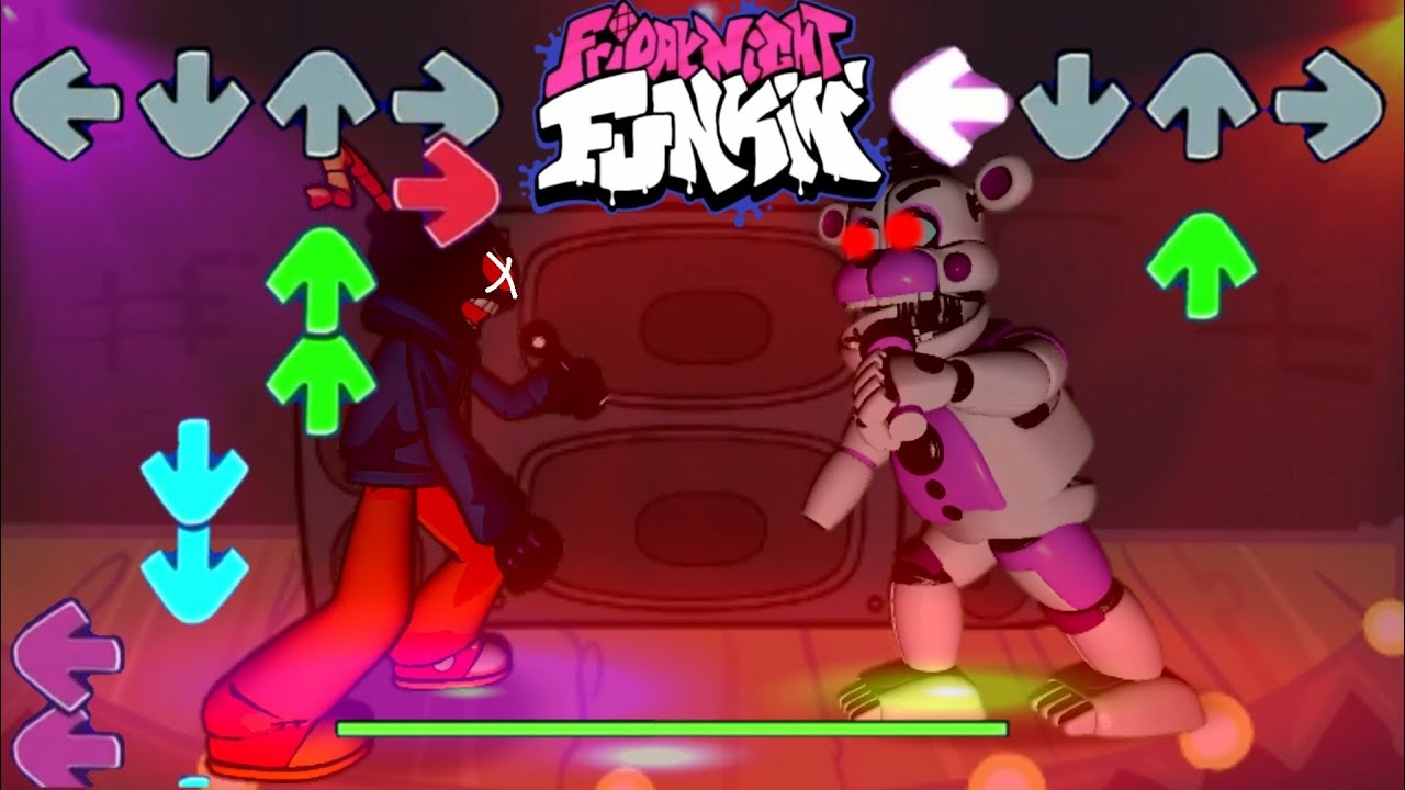 Friday Night Funkin' - Funtime Freddy Vs Whitty V2 (Ballistic Retro ...