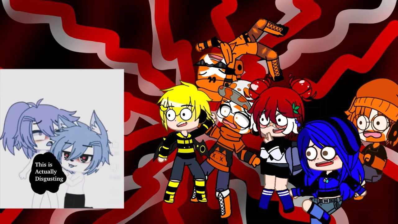 The gang screaming / gacha heat is cringe 😬 - YouTube