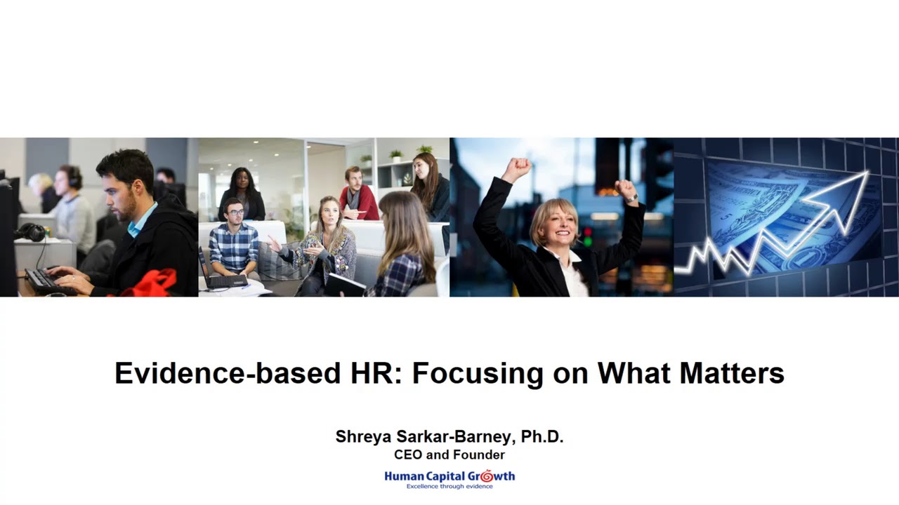 Evidence-based HR: Focusing on What Matters - YouTube