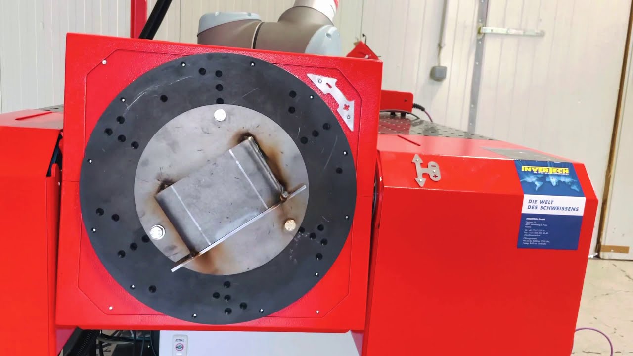 Dreh/Kipp Positionierer für Universal Robot - Schweissen mit Cobot ...