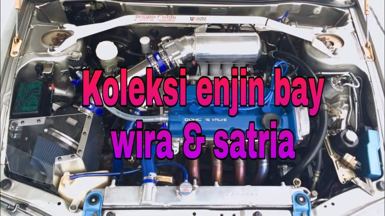 Koleksi enjin bay wira & satria - YouTube