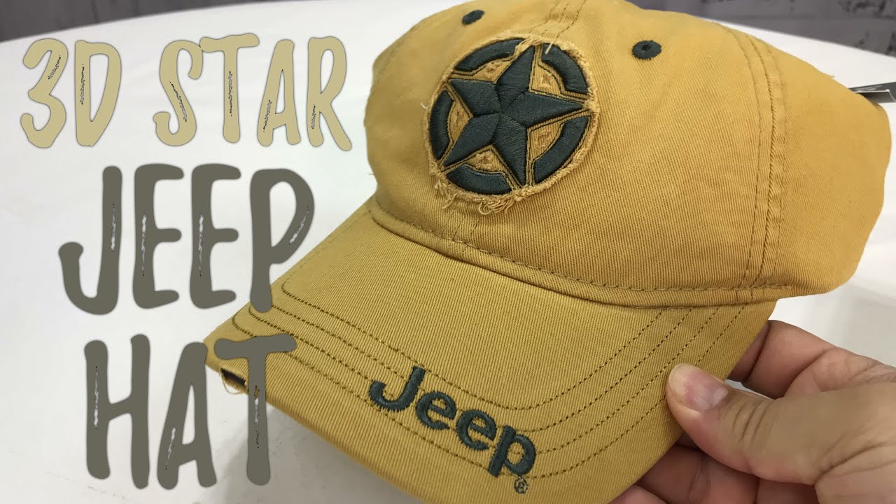 jeep-3d-star-baseball-cap-review-youtube