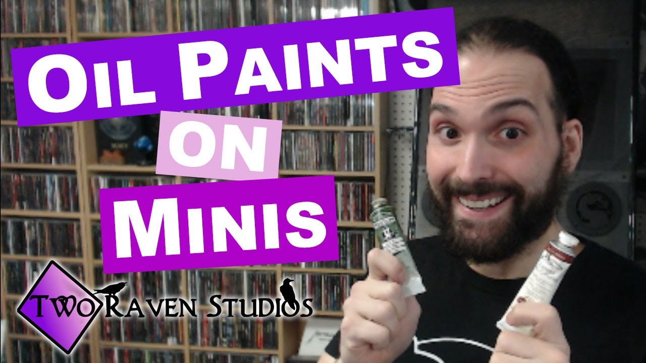 How to use Oil Paints on Miniatures - YouTube