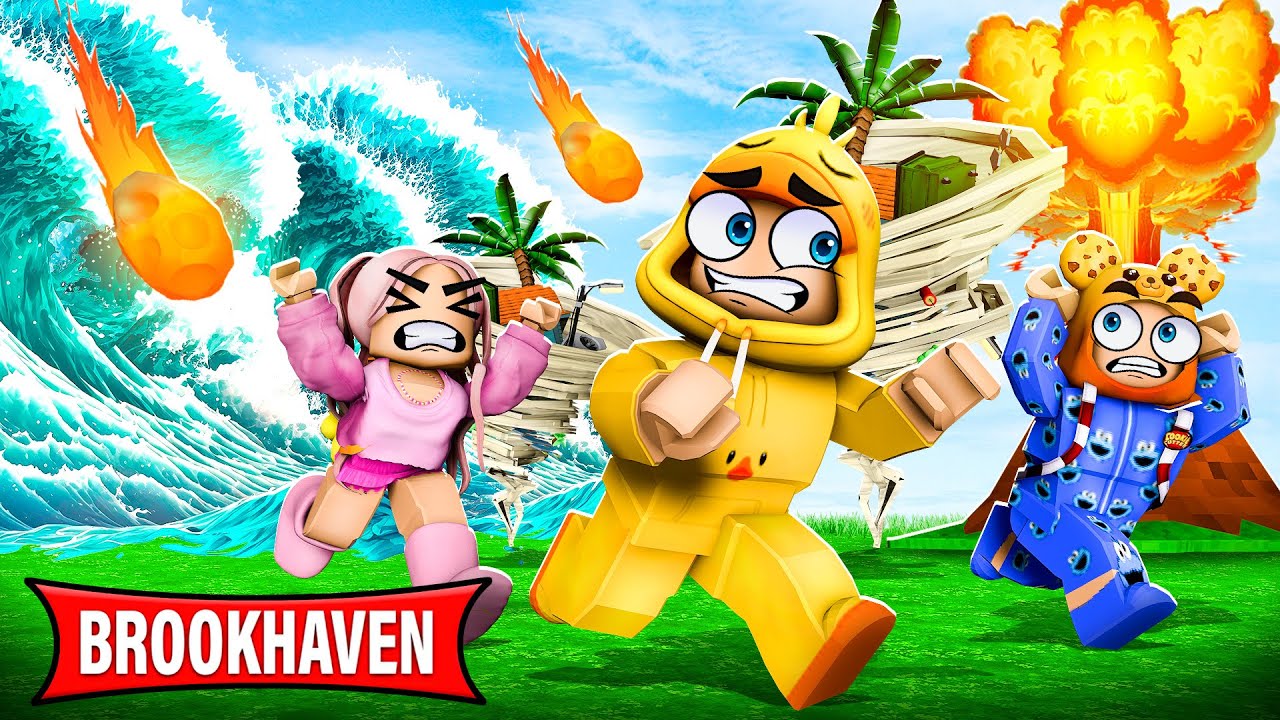 Wij Moeten VLUCHTEN Voor Een TSUNAMI In ROBLOX.. - YouTube