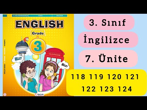 3. sınıf İngilizce kitabı sayfa 118 119 120 121 122 123 124 cevapları /3.sınıf İngilizce 7. ünite.