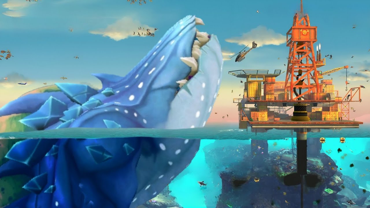 NEW GIANT ABYSSAURUS REX GAMEPLAY ONLY 45 GEMS - Hungry Shark Evolution ...