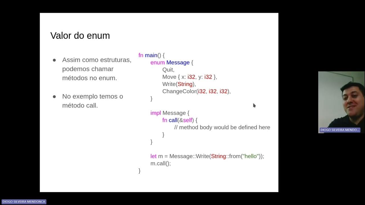 Aula 6 - Enums e padrões de Matching em Rust - YouTube