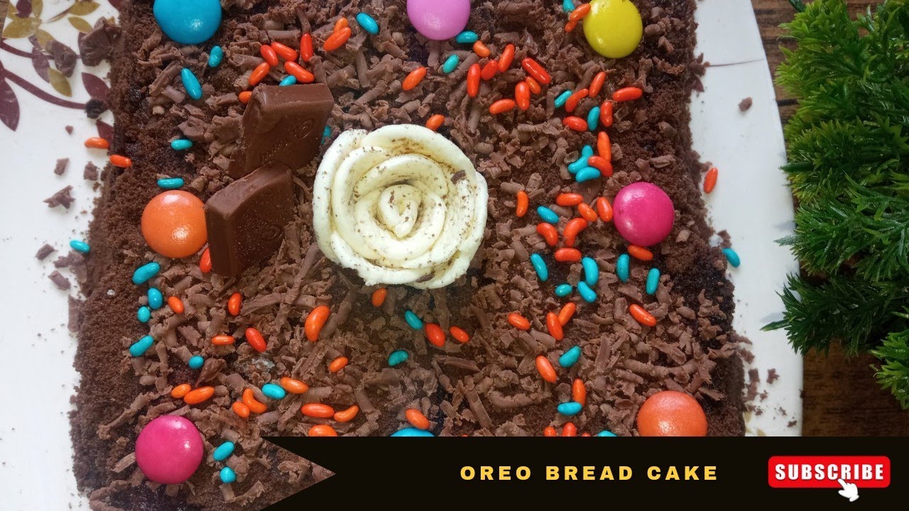 10 Min Bread Cake With Oreo/Bread Cake Recipe Without Oven/No Bake ...