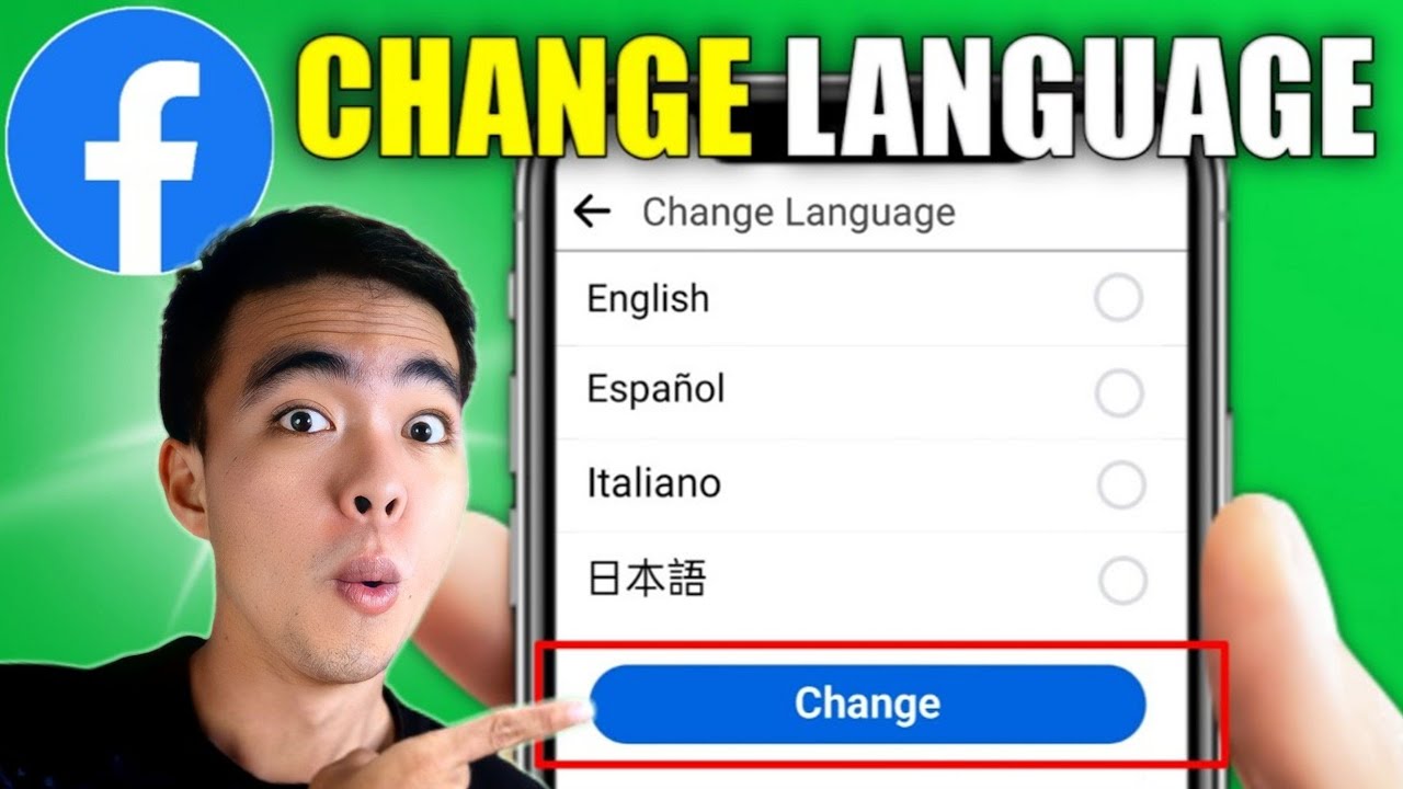 How to Change Your Language on Facebook (2025 Update) - YouTube