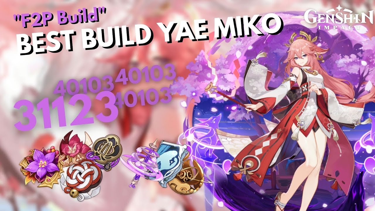 [F2P BUILD] BUILD YAE MIKO SIMPLE! DPS Electro! - GENSHIN IMPACT ...