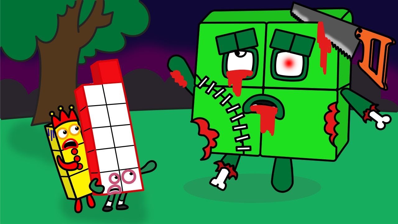 Don't Be Afraid Numberblocks 3! I will fight Giant Zombie 4 ...