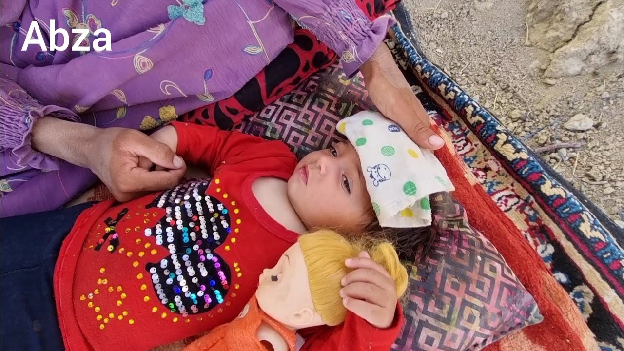 👩‍👧💔 "Mother's Touch: Nomadic Days with Sick Ava" 🌿🥺 - YouTube