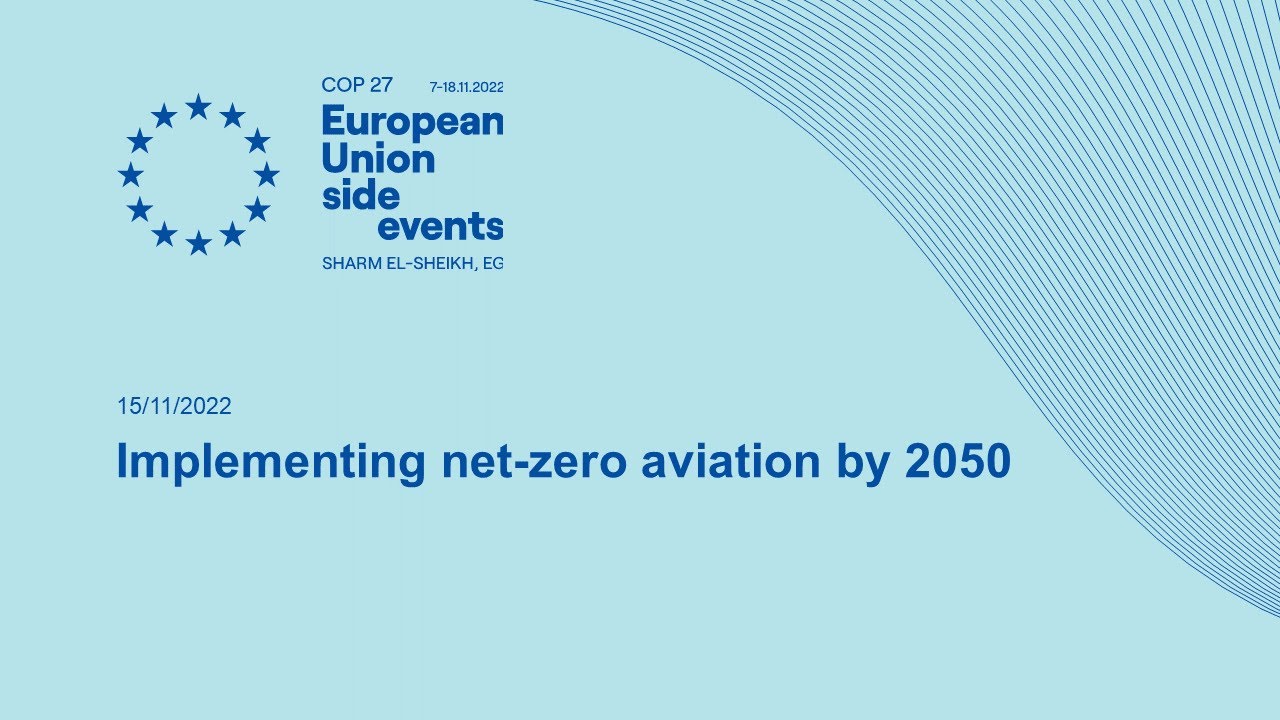 Implementing net-zero aviation by 2050 - YouTube