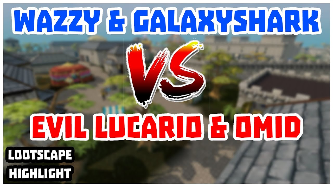 Omid, Wazzy, Evil Lucario & Galaxyshark in a 2v2 Runescape GameShow ...