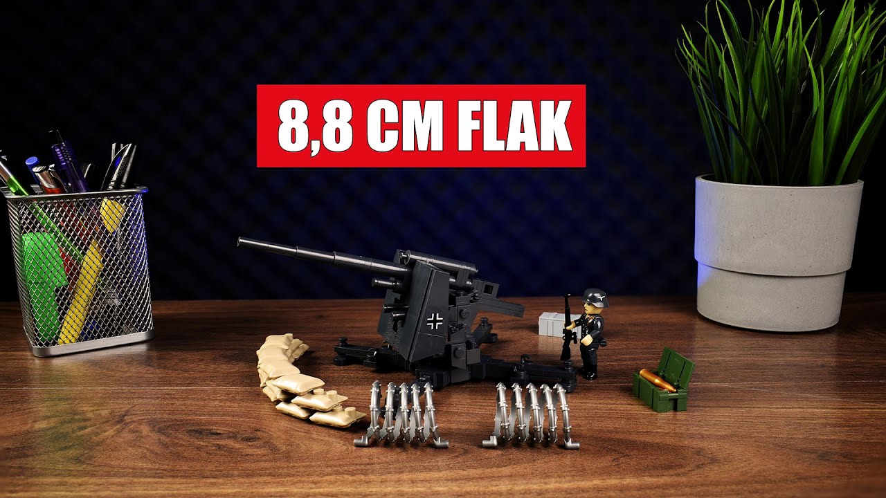 Flak 88mm 🔥 Build the legendary German artillery gun from WWII - COBI ...