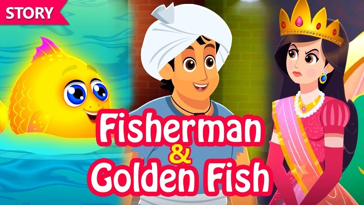 Fisherman and Golden Fish | The golden Fish | bed time Moral story ...