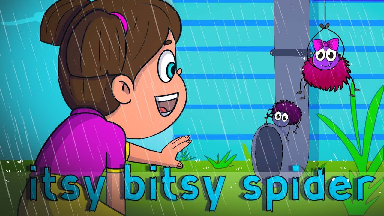 Incy Wincy Spider Nursery Rhyme With Lyrics - Cartoon Animation Rhymes ...