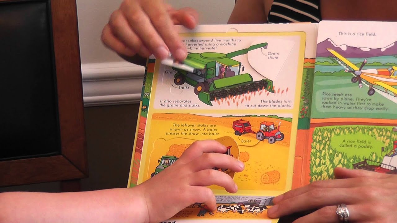Usborne's Look Inside Food by Beth and Liam - YouTube