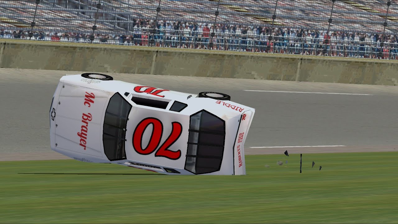 Tom Usry 1989 Daytona ARCA 200 Flip - NR2003 Reenactment - YouTube