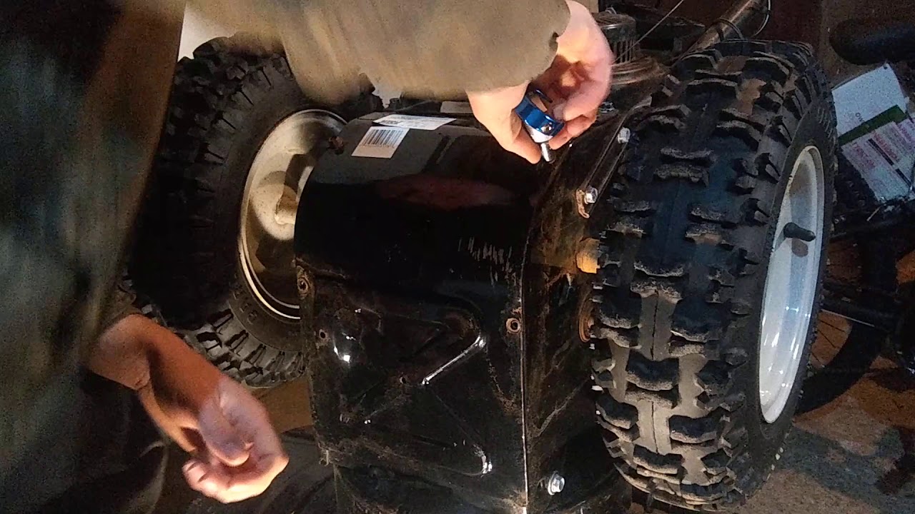 MTD yard machine drive cable repair homeade cable replacement device ...