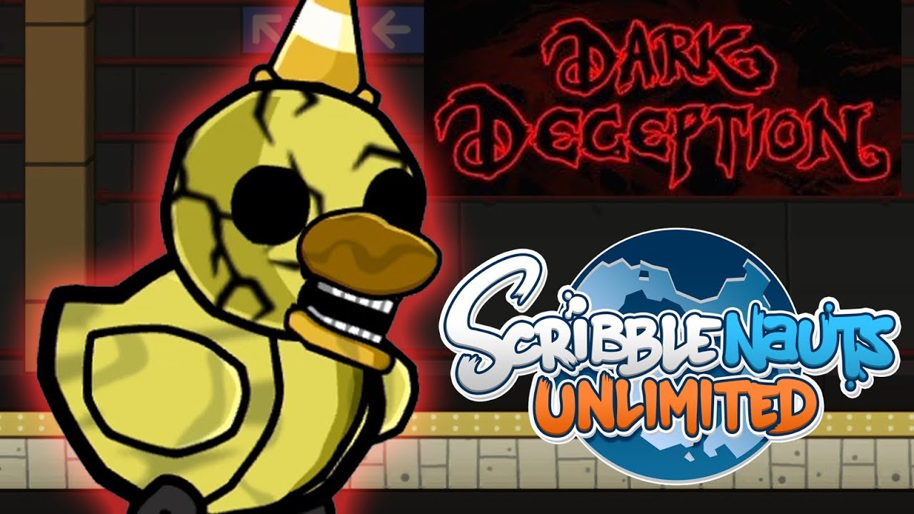Scribblenauts DREAD DUCKY Speed Create (Dark Deception) - YouTube