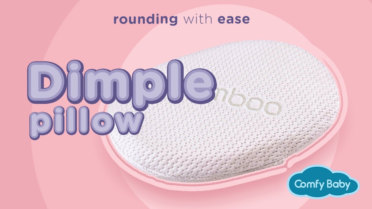 Comfy Baby Dimple Pillow with Purotex Bamboo Fiber Cover - YouTube
