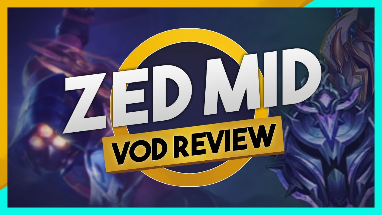 VOD Review: Zed Mid (Diamond) - Mcbaze | League of Legends - YouTube