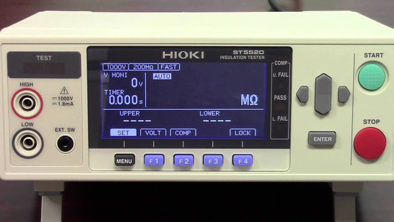 ST5520 Insulation Tester - YouTube