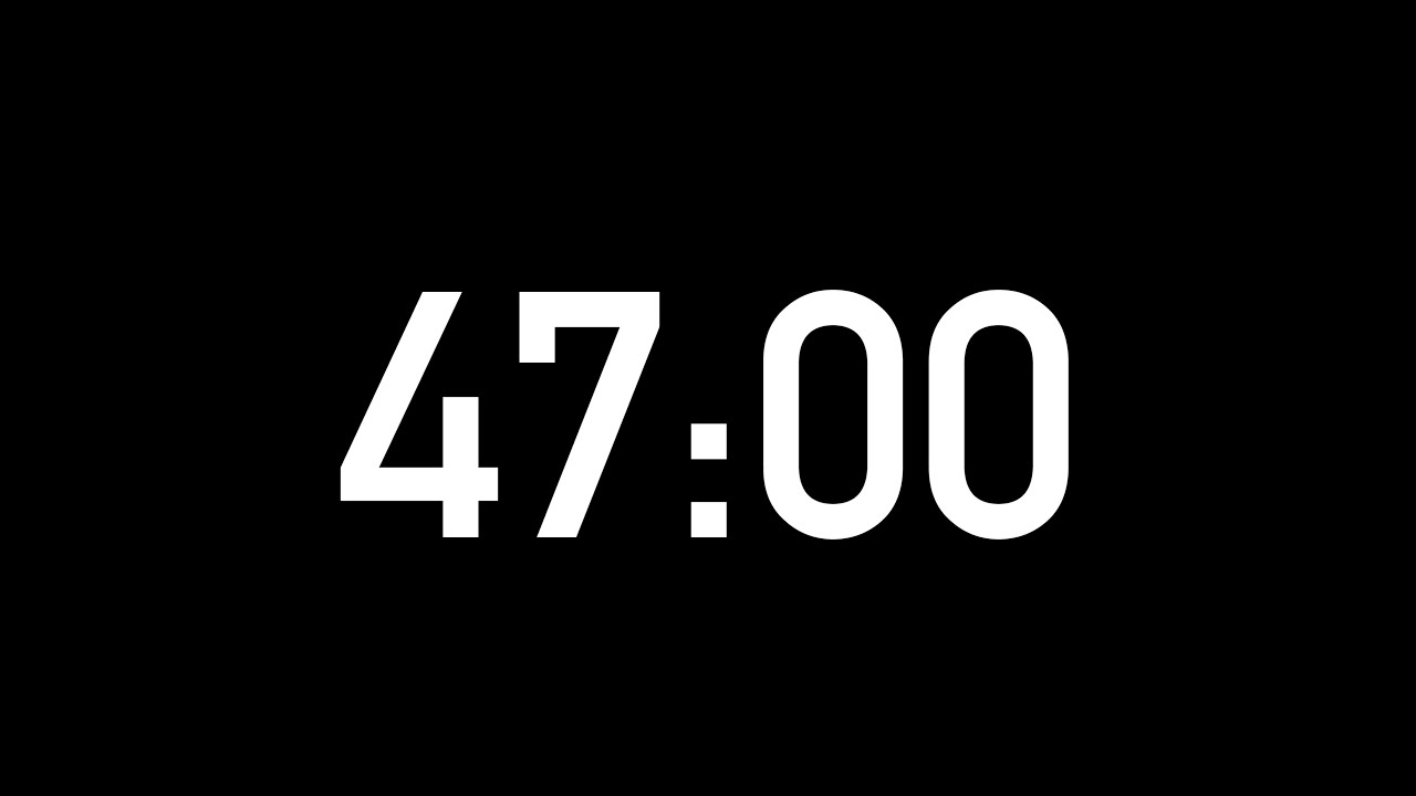 47 Minute Timer (4K) - YouTube