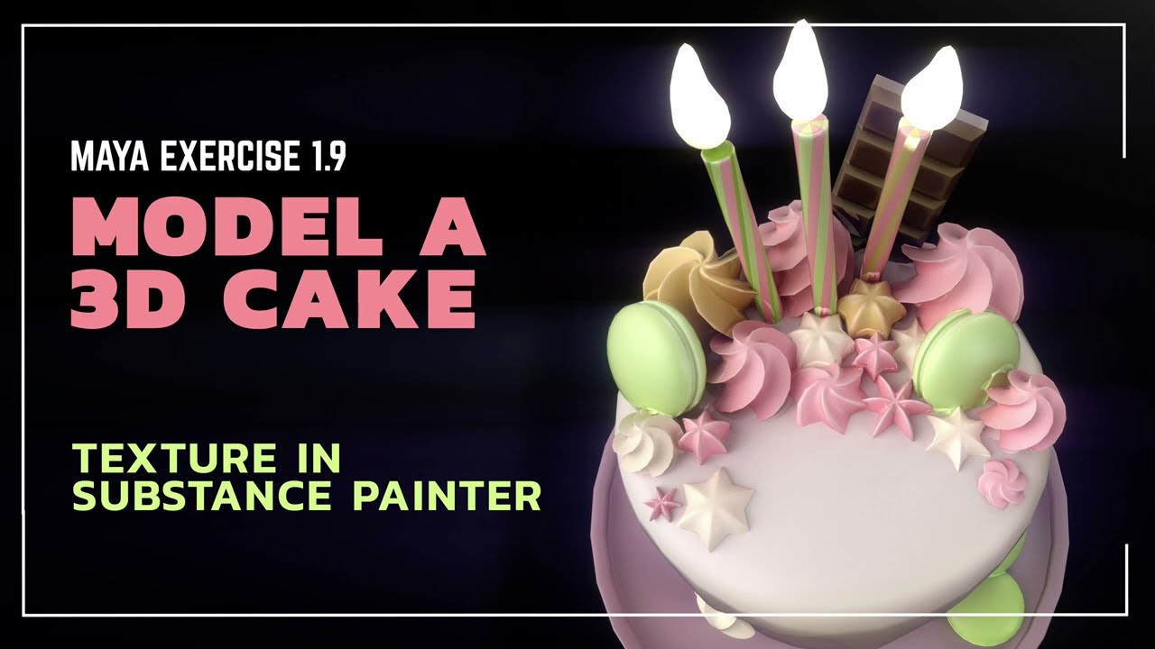 Maya Exercise 1.9 - Baking Texture Maps in Substance Painter & Adding ...