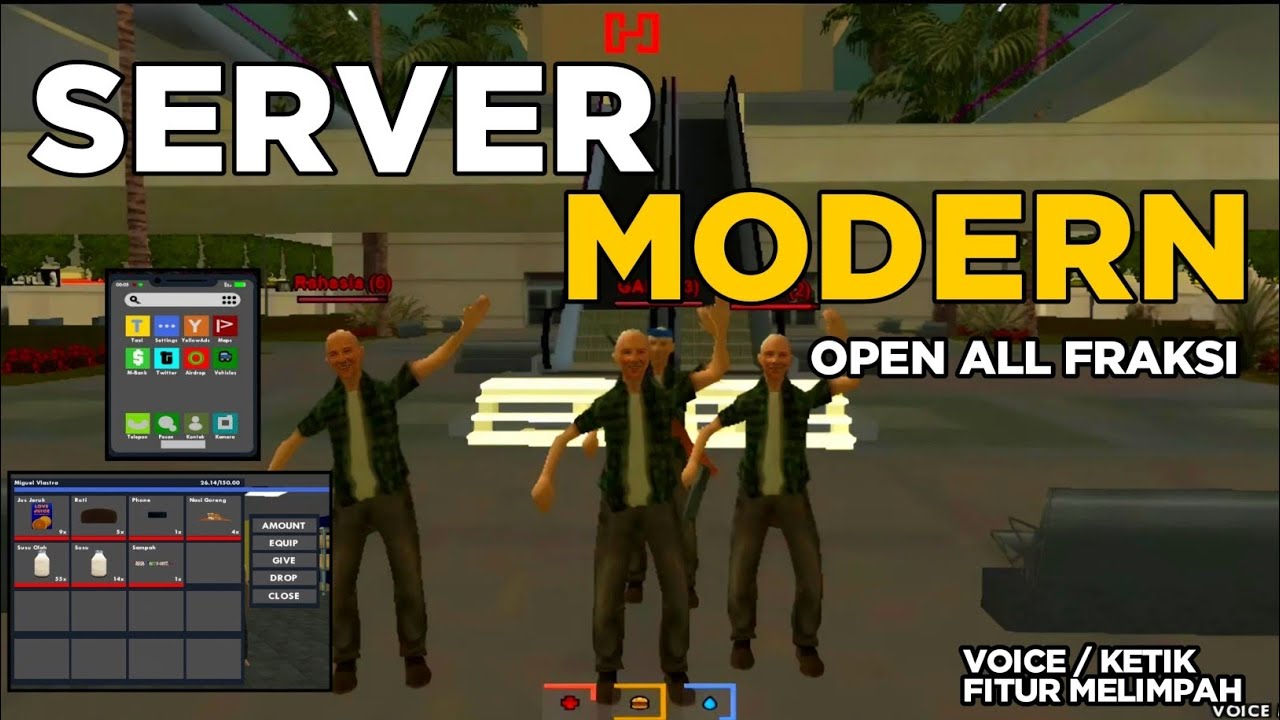 SERVER GTA SAMP DENGAN DENGAN SEGUDANG FITUR MENARIK | RIVIEW SERVER SAMP - YouTube