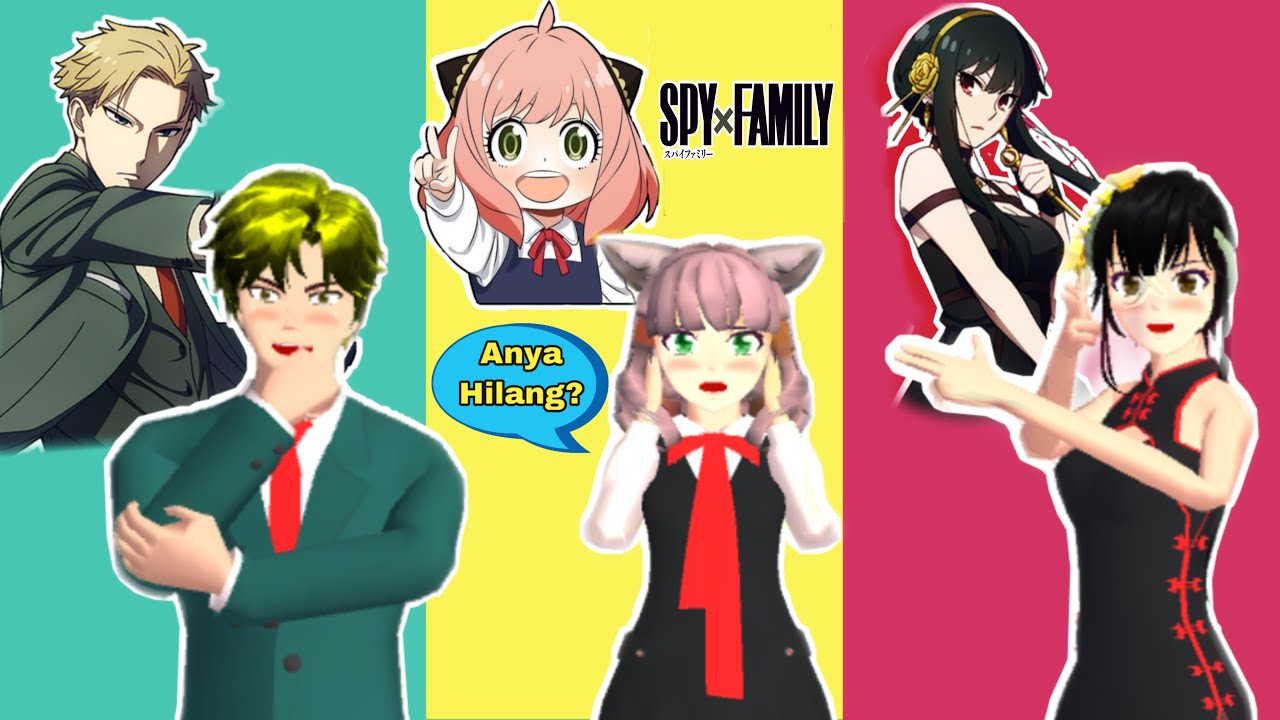ANYA SPY X FAMILY HILANG! SAKURA YUTA MIO Panik! DRAMA SAKURA SCHOOL ...