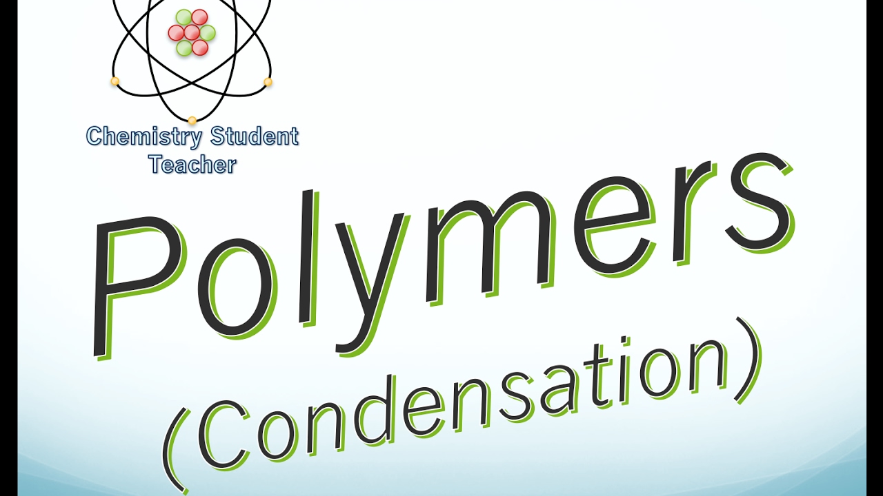 Condensation polymerisation - A level chemistry OCR, AQA, EDEXCEL - YouTube